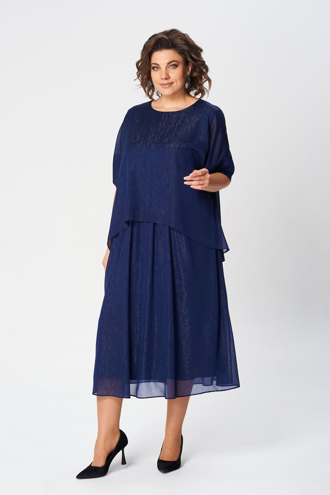 Платье 7853 синий Tvin купить в интернет магазине Велесмода